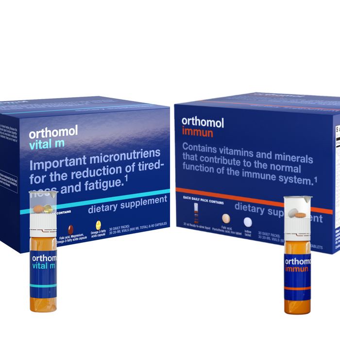 Orthomol Men's Immune & Vitality Bundle | 30-Day Liquid Vials