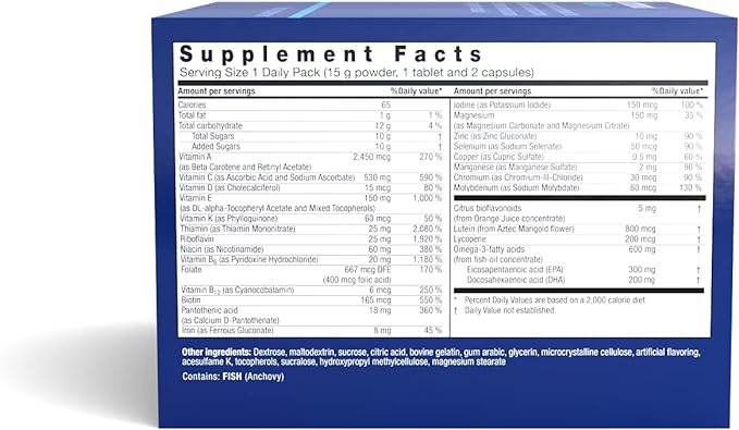 Orthomol Vital M Powder and Tablet Packet – Orthomol USA