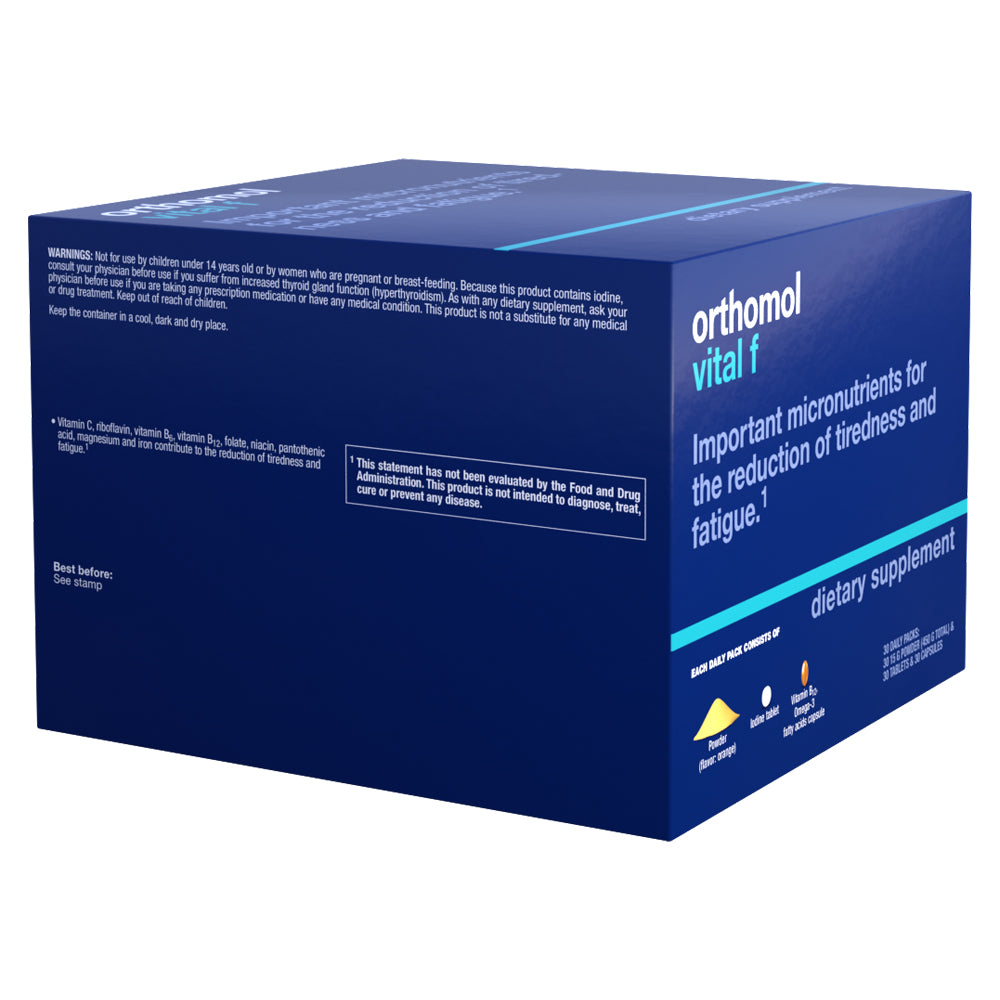 Orthomol Vital F Powder & Tablet Packet 30-Day Supply – Orthomol USA