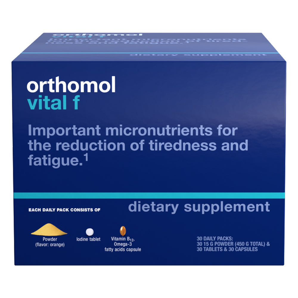Orthomol Vital F Powder & Tablet Packet 30-Day Supply, 24 per case ...